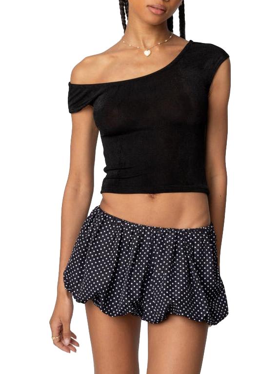 EDIKTED EDIKTED liz polka dot bubble shorts