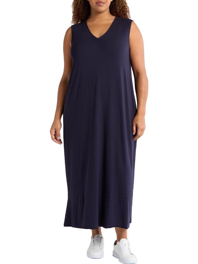 UNIVERSAL STANDARD Universal Standard Claremont Midi Shift Dress