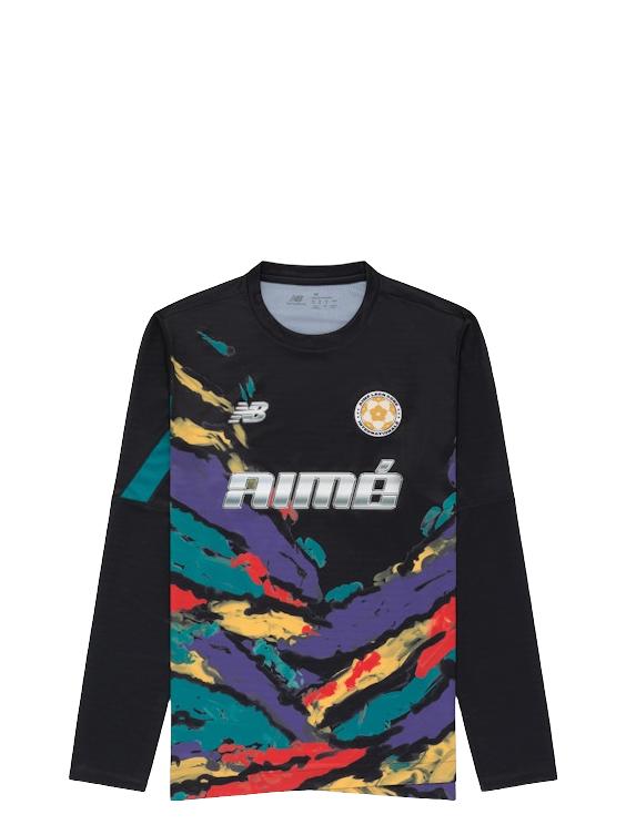 ウェア New Balance AIME LEON DORE L/S jersey Aimé Leon Dore X New Balance Longsleeve Club Jersey - Multicolor
