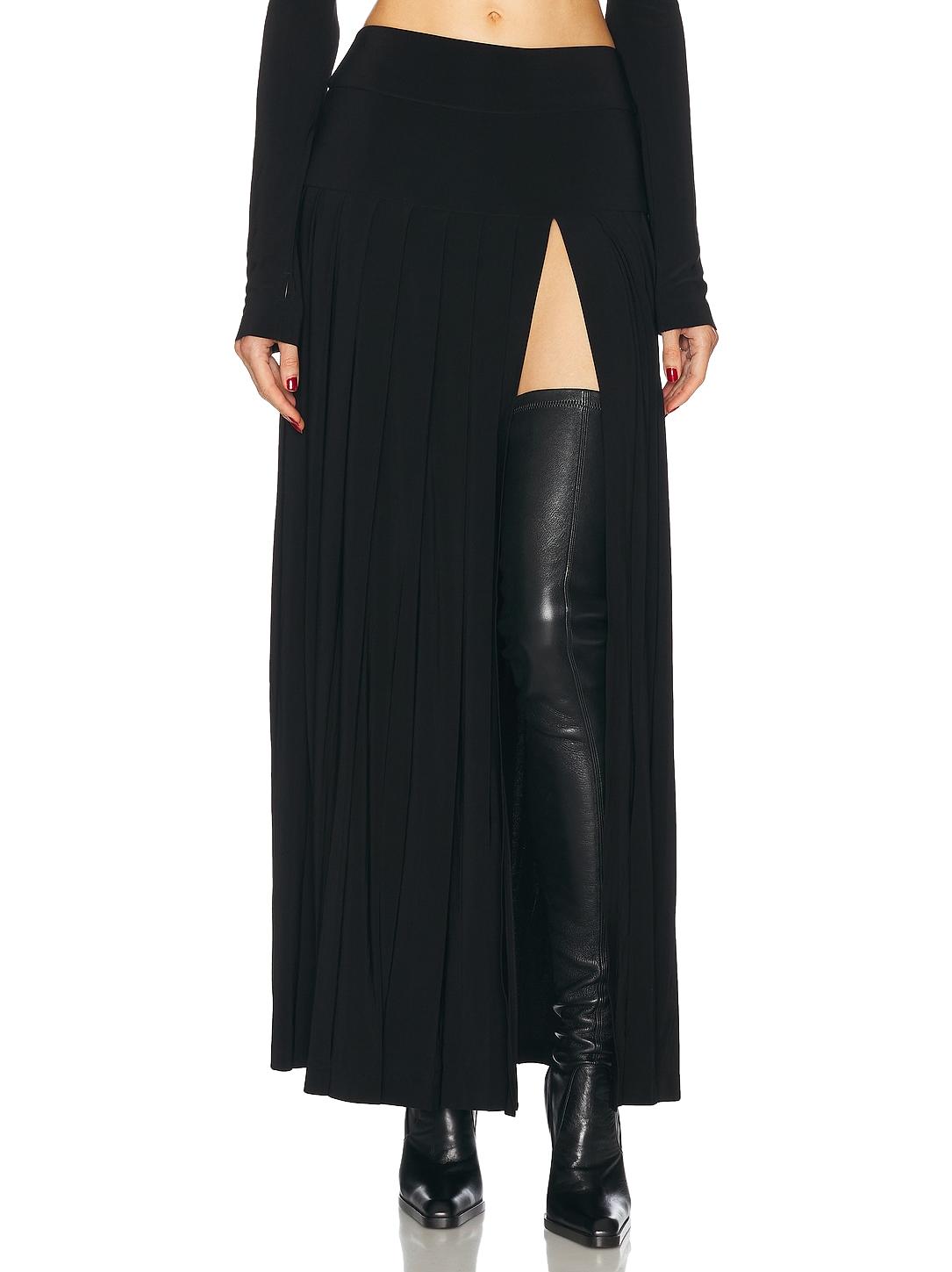 NORMA KAMALI Norma Kamali for FWRD Pleated Long Skirt