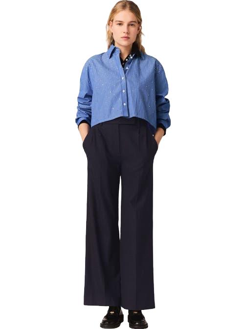 MAJE Maje Wide-Leg Suit Trousers