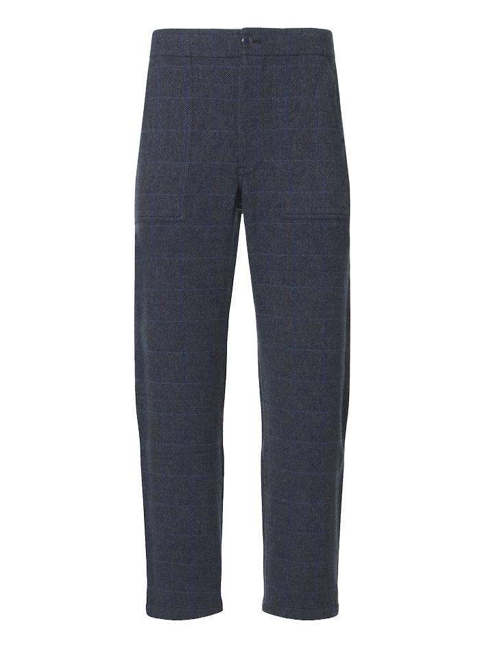 GOD'S TRUE CASHMERE God's True Cashmere Herringbone Checked Cashmere Pants