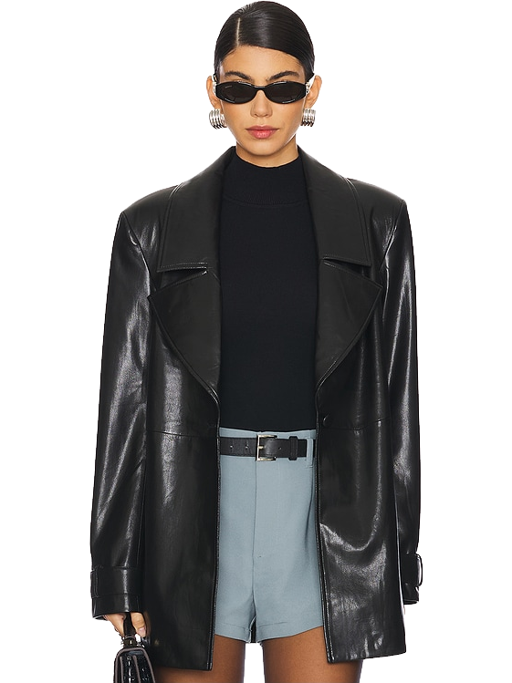 NORMA KAMALI Norma Kamali Oversized Moto Jacket