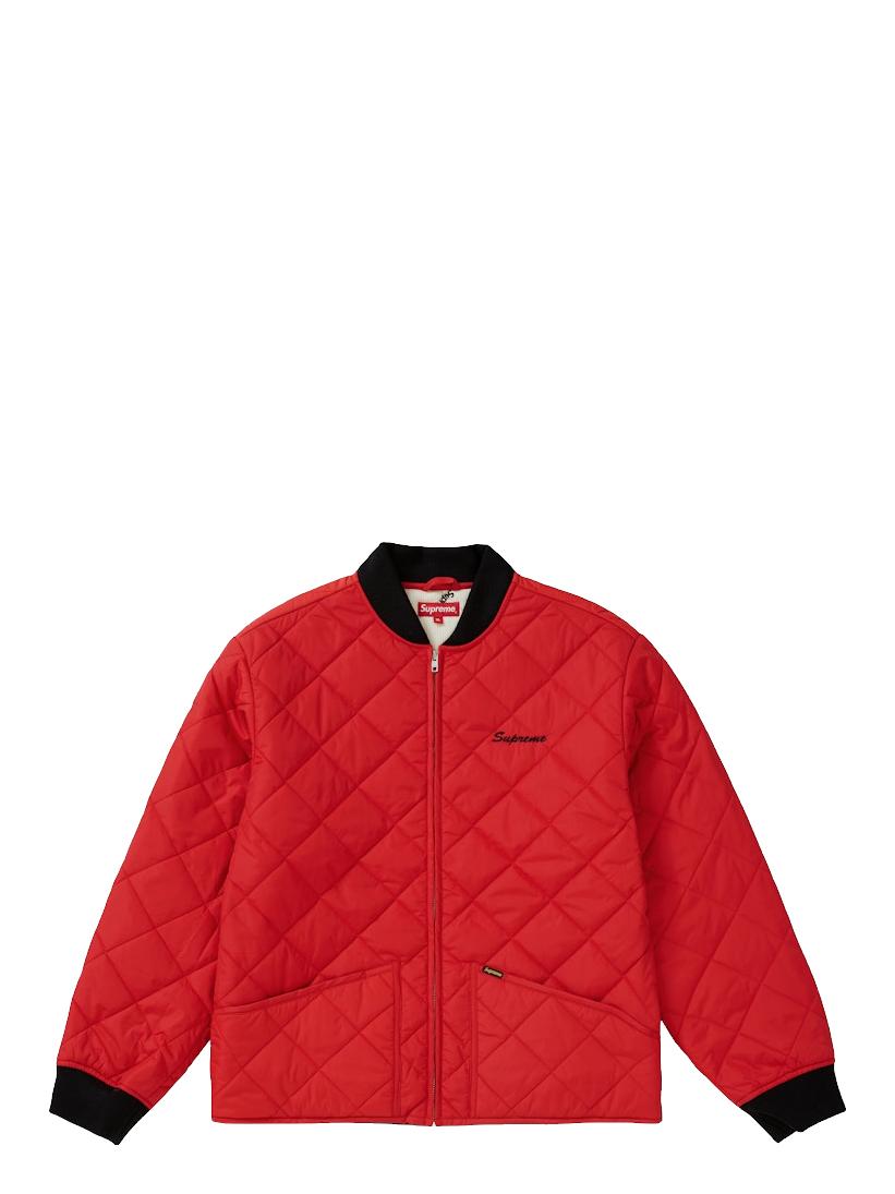 Supreme Hjr Trompe L'Oeil Hooded Work Jacket In Blue | Editorialist