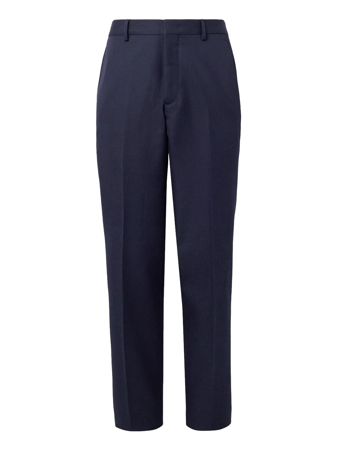 LORO PIANA Jarno Straight-Leg Wool and Cotton-Blend Twill Trousers