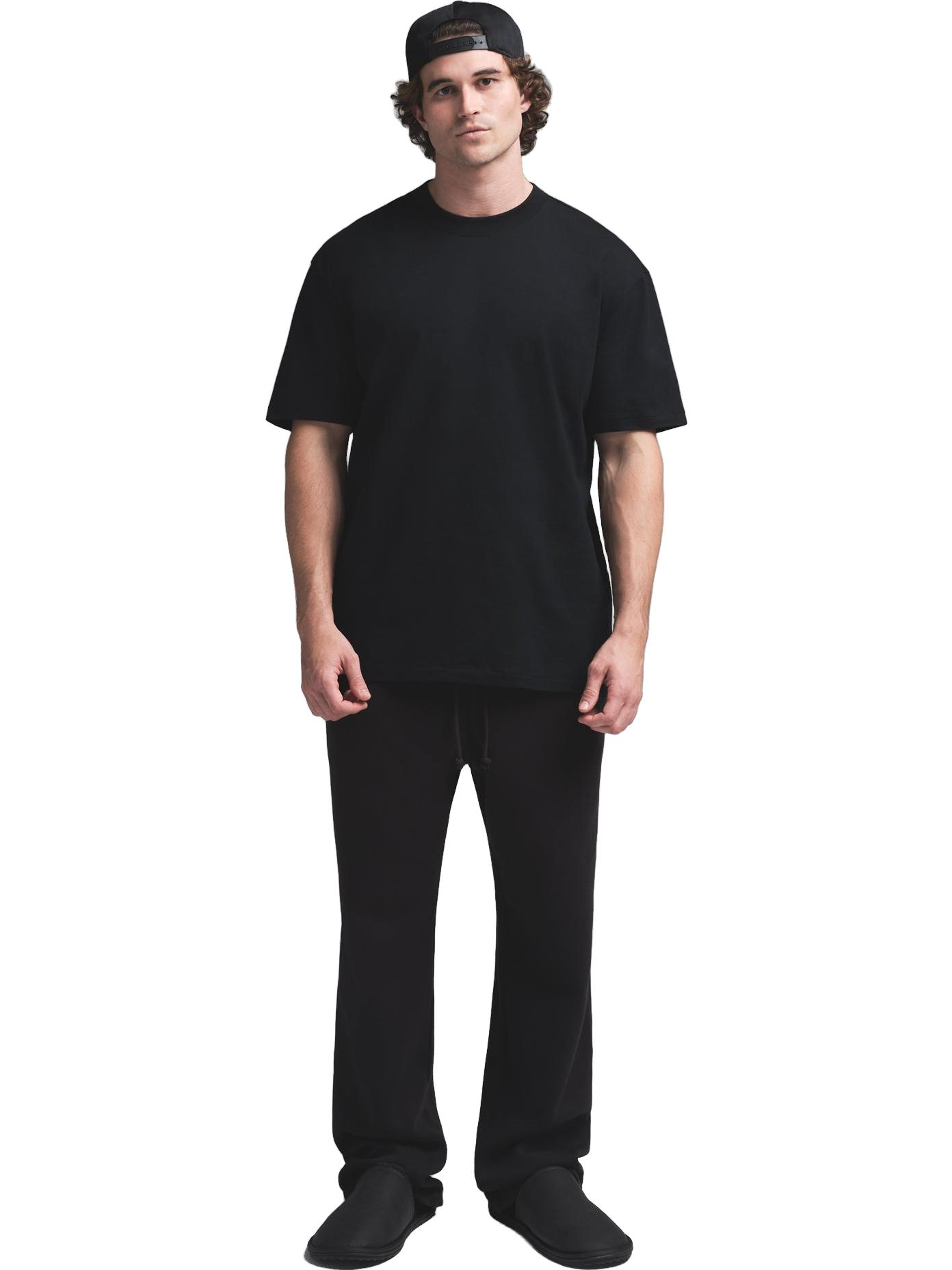 SKIMS mens relaxed t shirt | blue | small | heavyweight cotton
