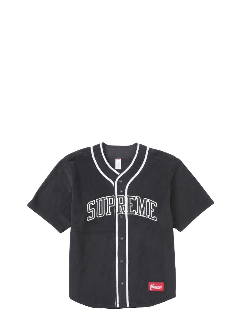 Supreme Polartec Baseball Jersey - Black | Editorialist