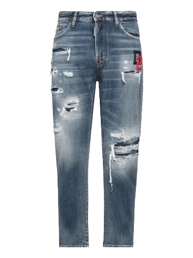 DSQUARED2 Cotton Denim Tapered Jeans