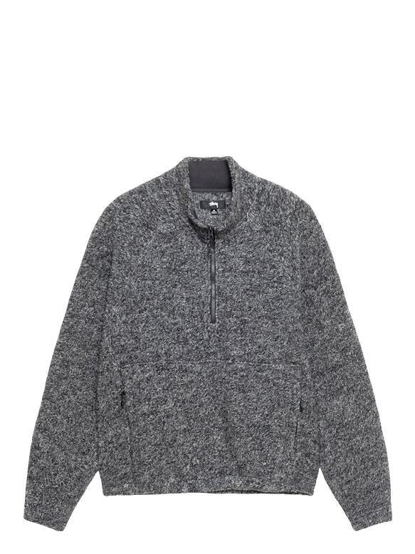 StÜssy Wool Blend Sherpa Pullover - Cloud | Editorialist