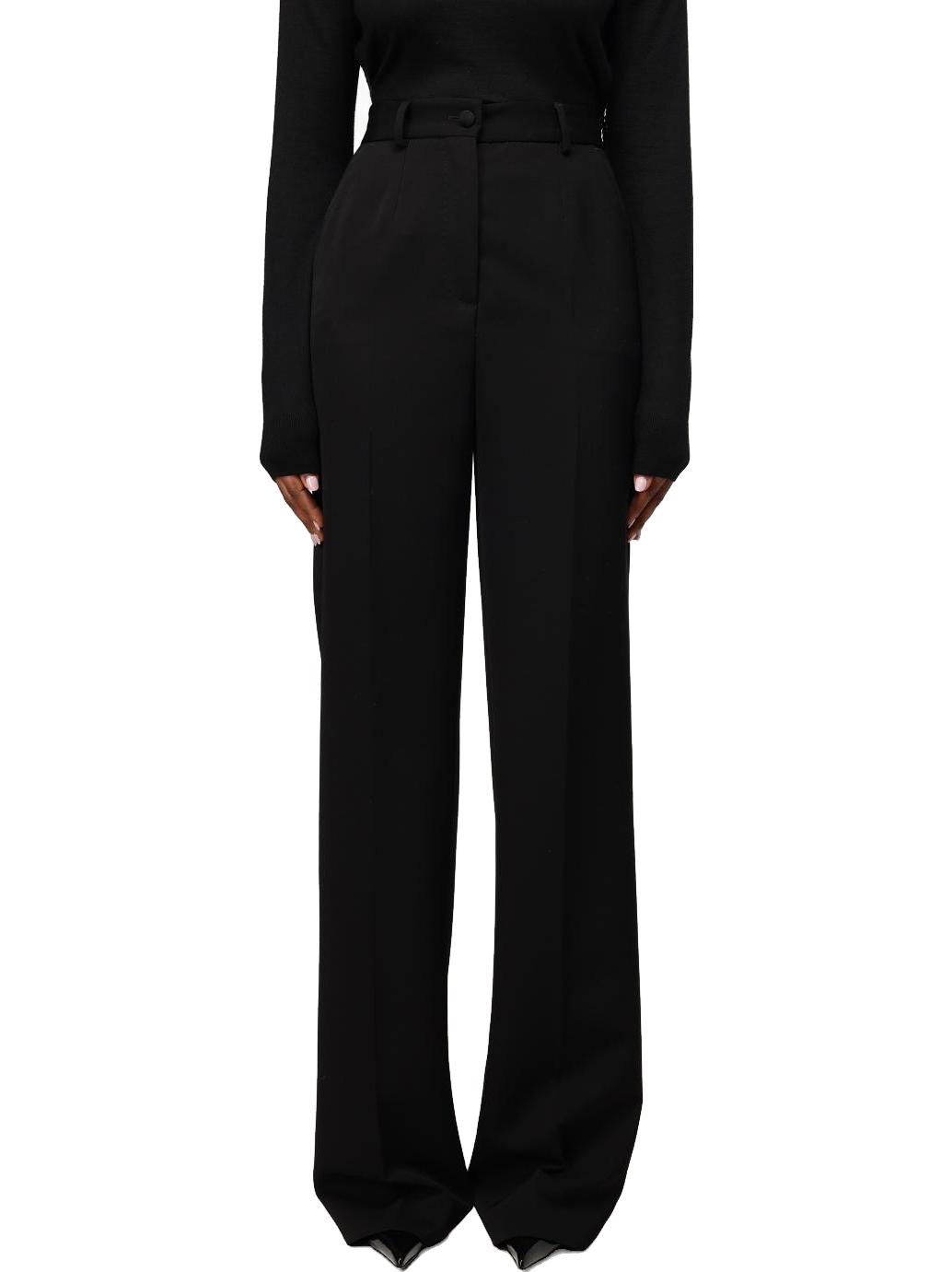 VALENTINO Valentino Garavani Chevron Virgin Wool Blend Cropped Jacket