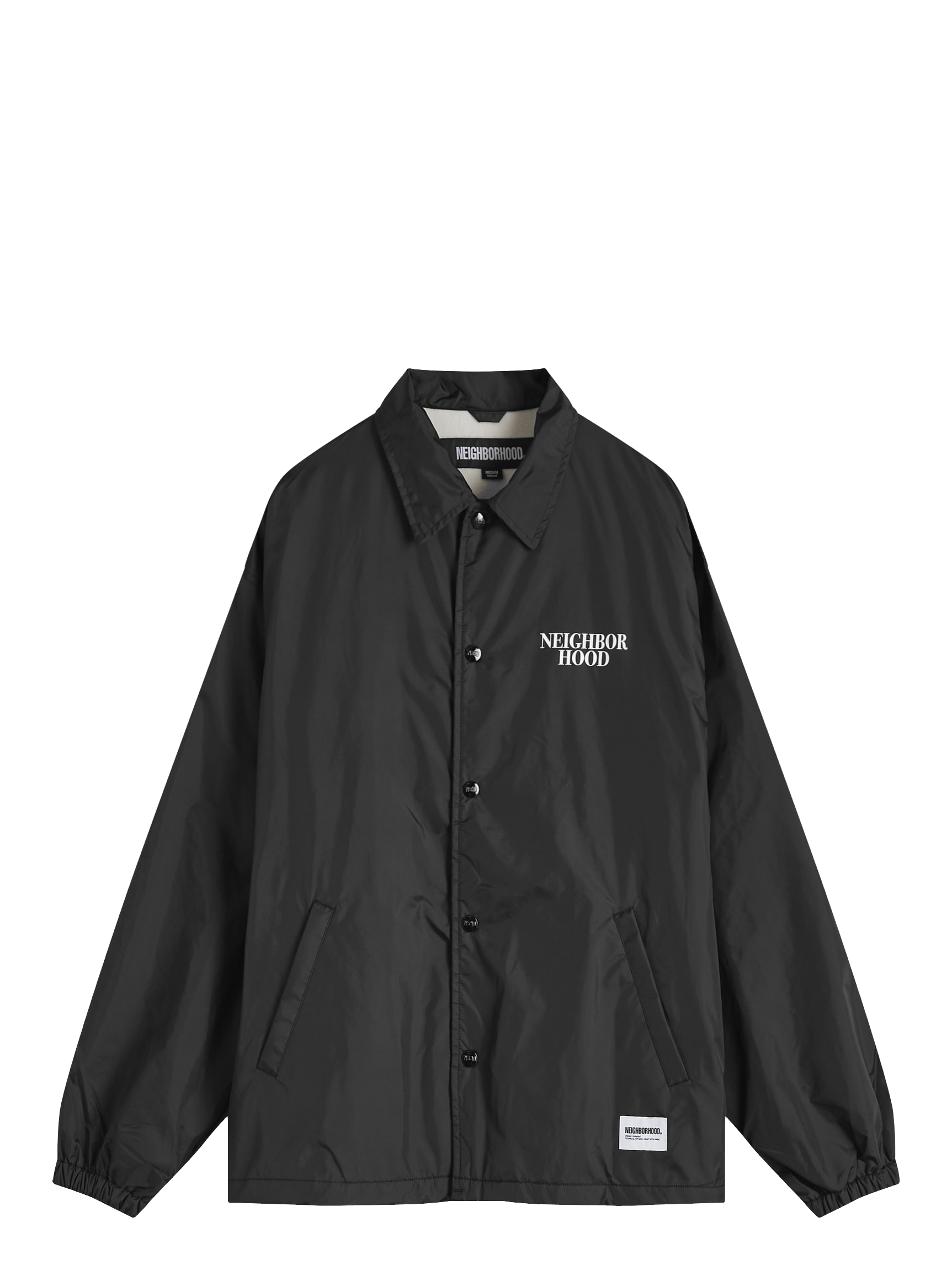 Neighborhood Windbreaker Coach Jacket In Black - 40% Off 