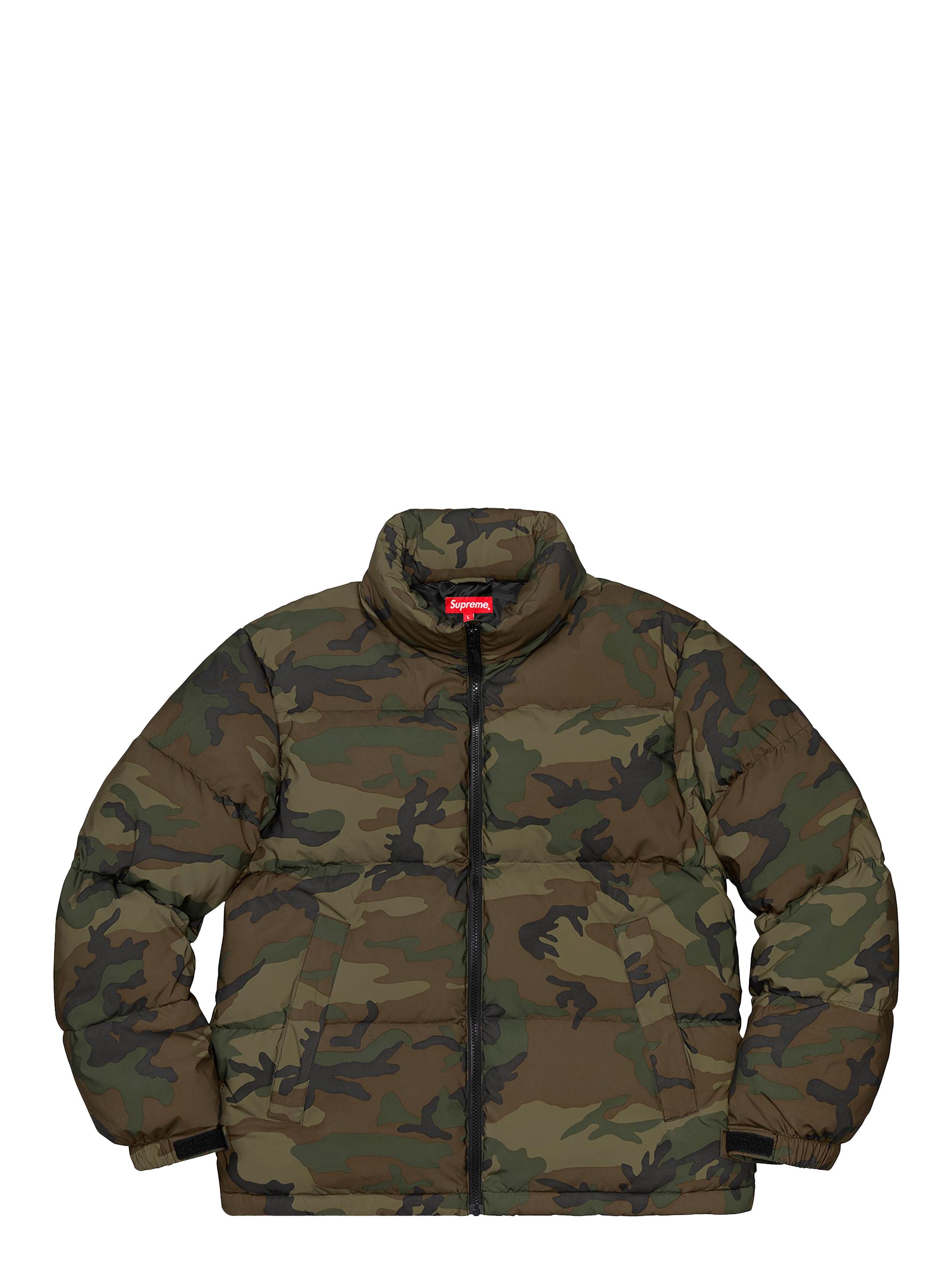 Supreme Logo Camo M-65 Jacket - Red | Editorialist