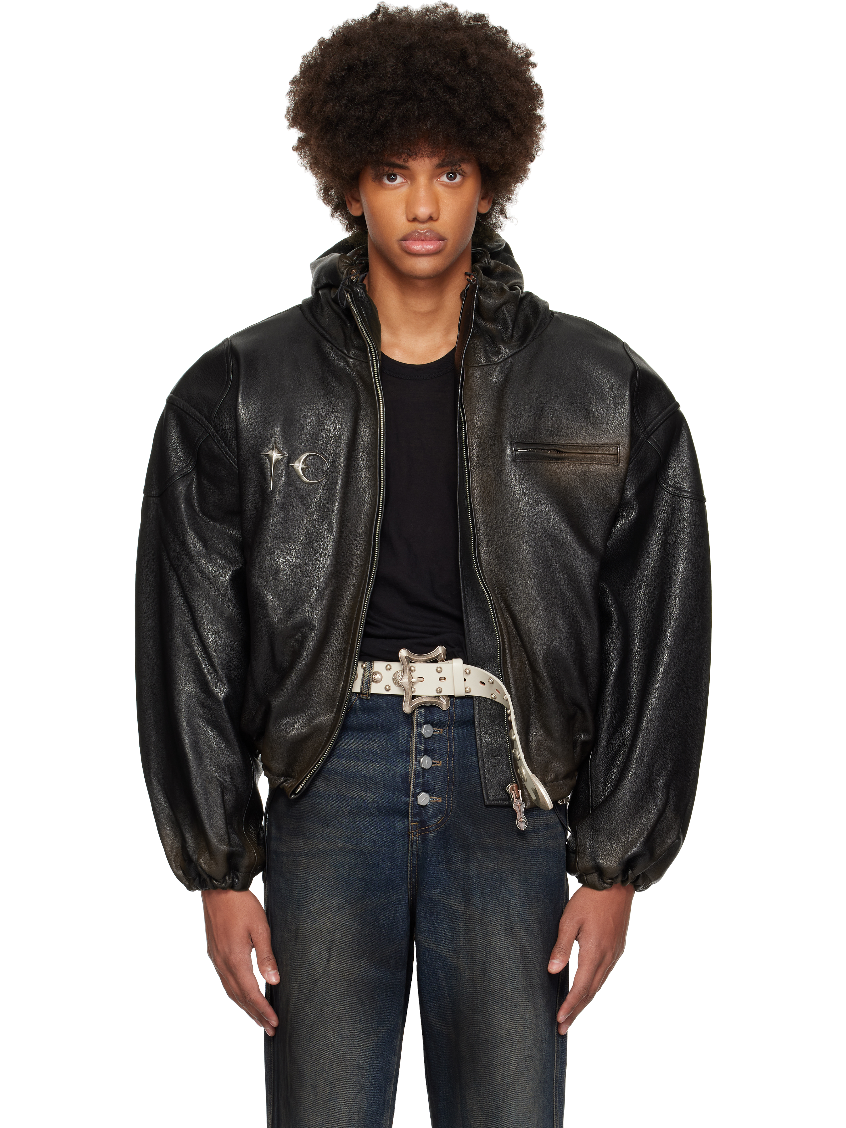 thug club レザージャケット Adidas x Thug Club】Teamgeist Faux Leather Jacket☆正規品 (Thug
