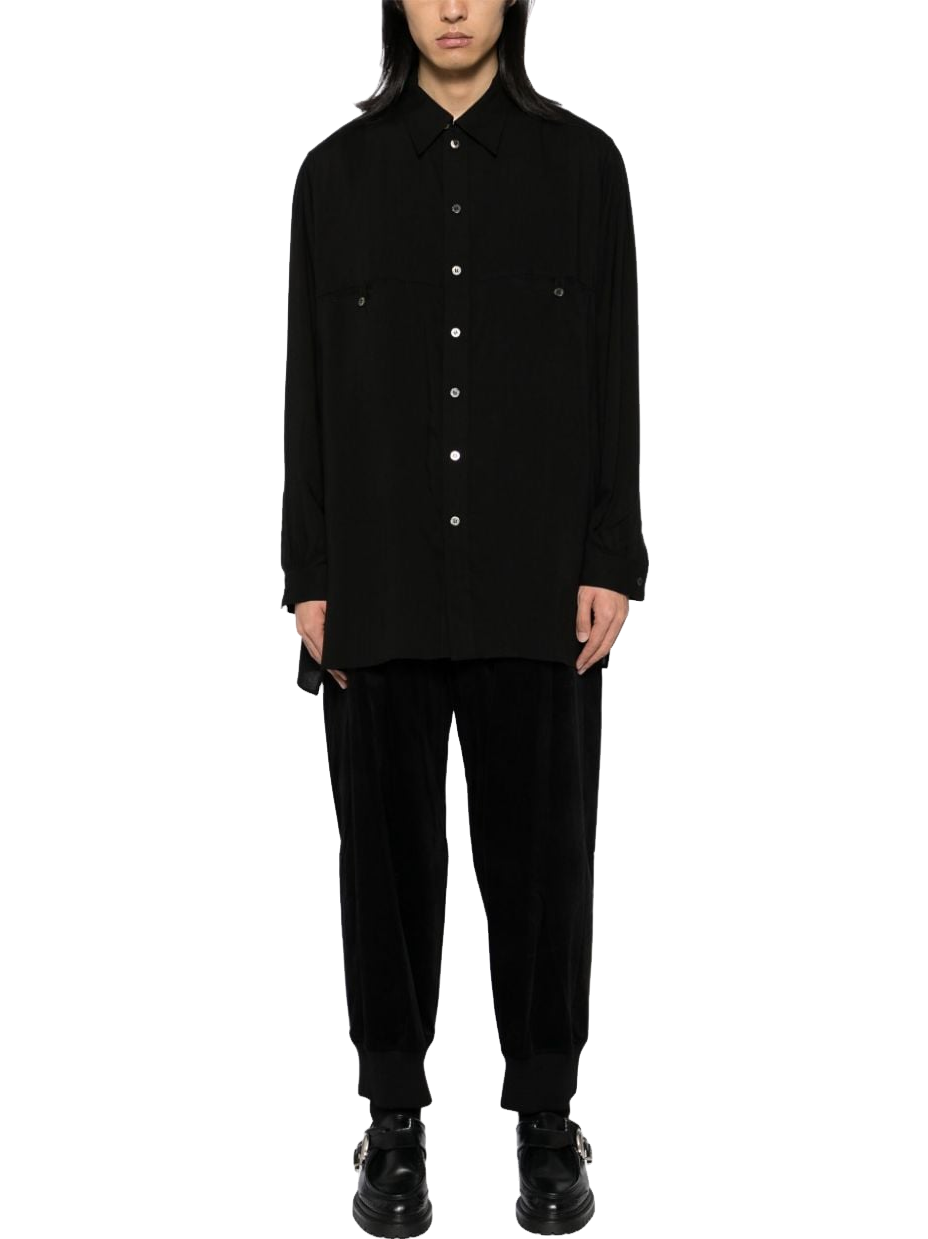 YOHJI YAMAMOTO Yohji Yamamoto Velvet Tapered Trousers