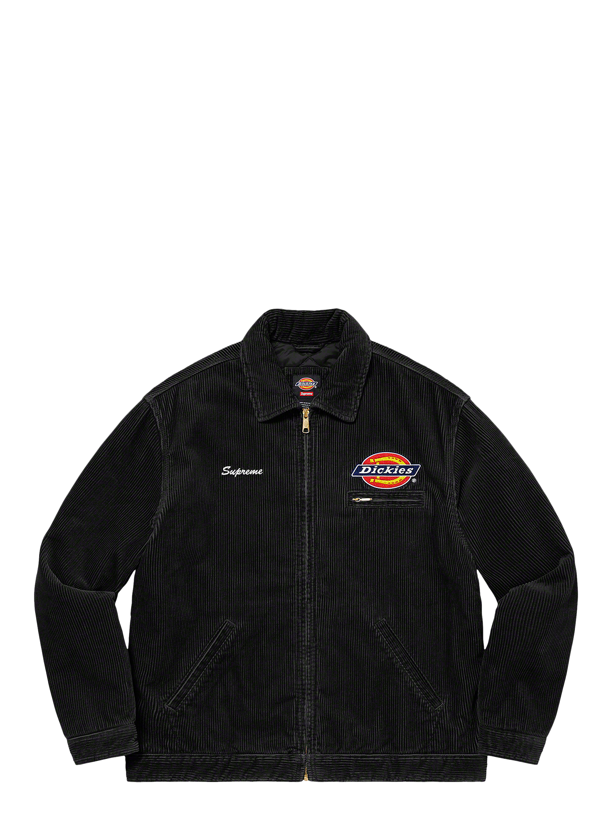 Supreme X Dickies Corduroy Work Jacket - Black | Editorialist