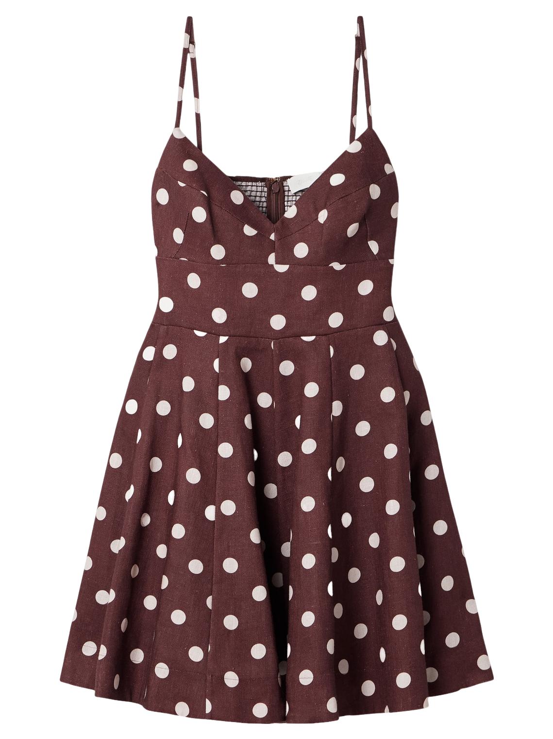 Midi Dress Red Polka Dot Dress Old Navy Zimmermann Acacia Polka-Dot Mini  Dress In Brown 40% Off Editorialist