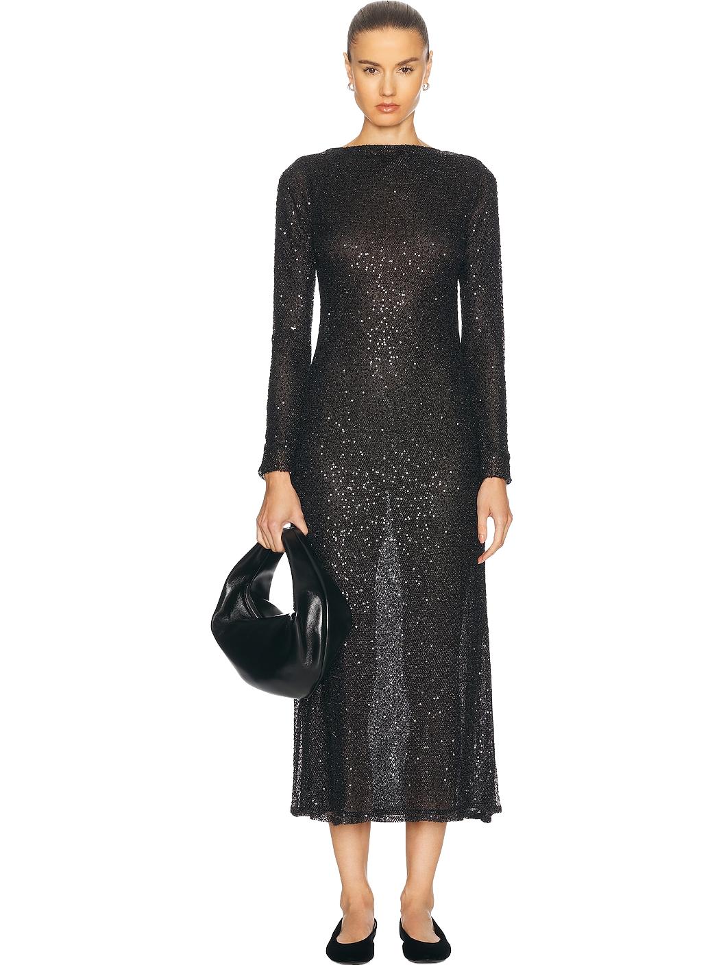 PROENZA SCHOULER Proenza Schouler Marlowe Sequined Sheer Knit Dress