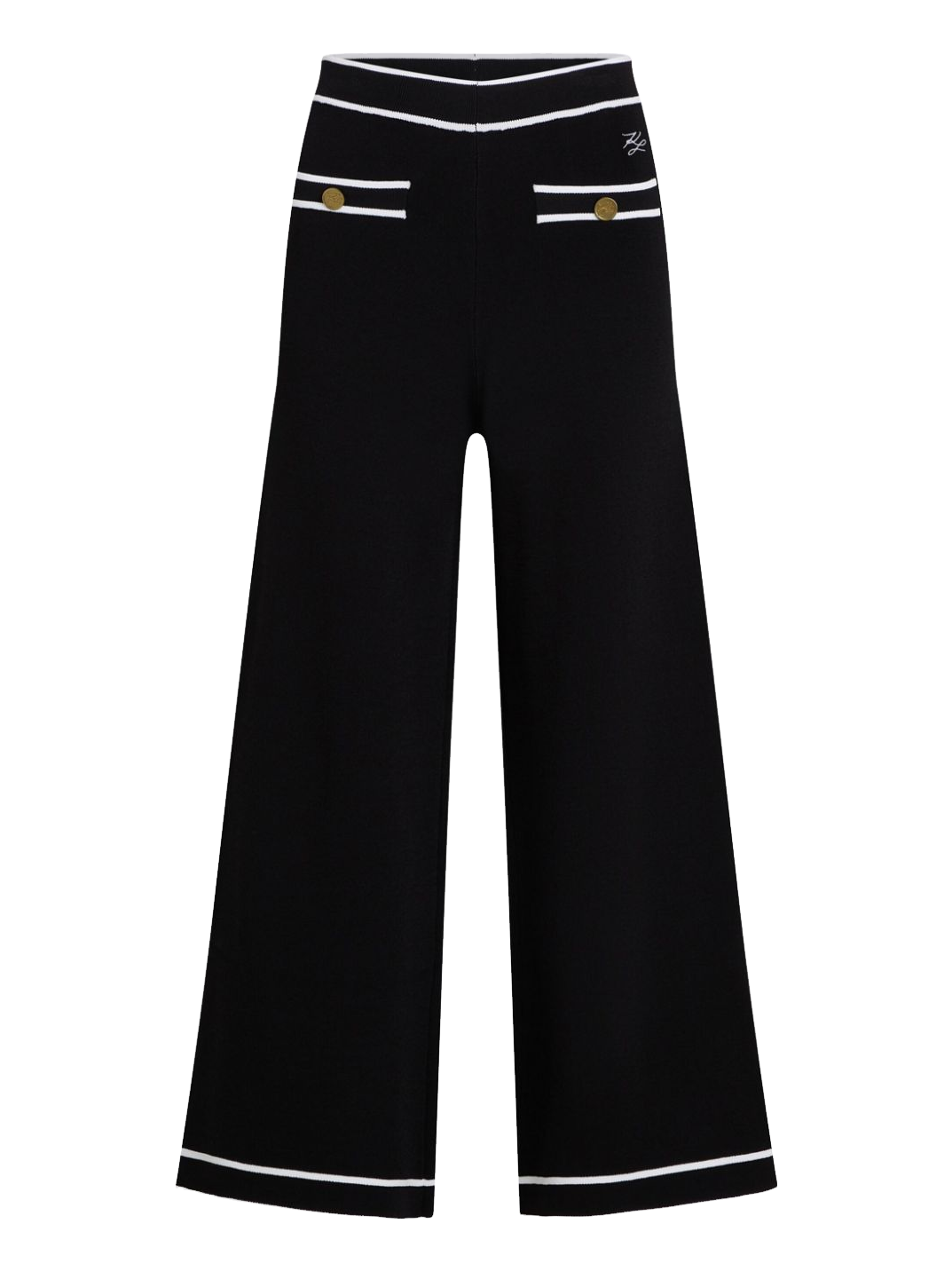 KARL LAGERFELD Karl Lagerfeld Essential Kitted Culottes