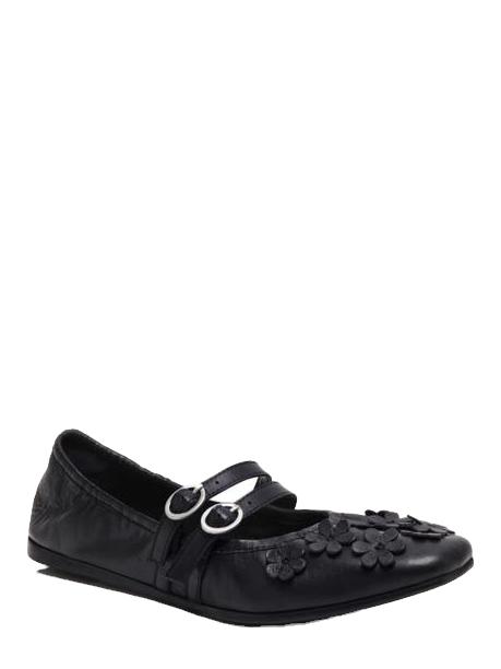 Free People Hall Of Mirrors Mary Janes In Black - 37% Off