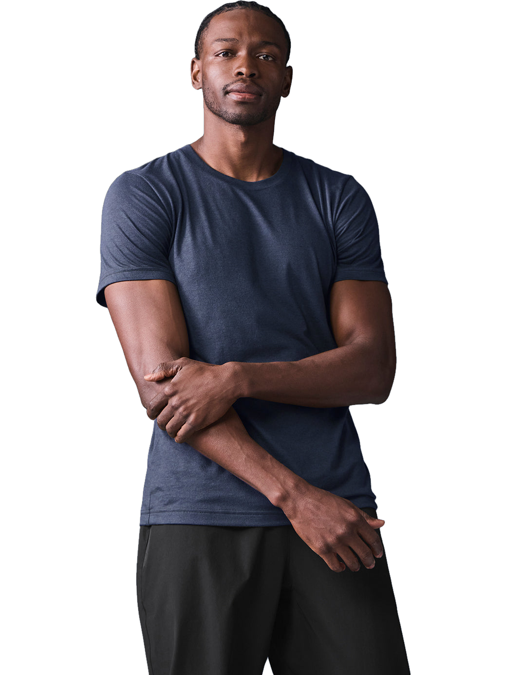 【25SS新品】alo yoga アローヨガ 半袖リブTシャツ ネイビー S Alo Yoga Ribbed Sea Coast T-Shirt In Blue, Size - Navy | Editorialist