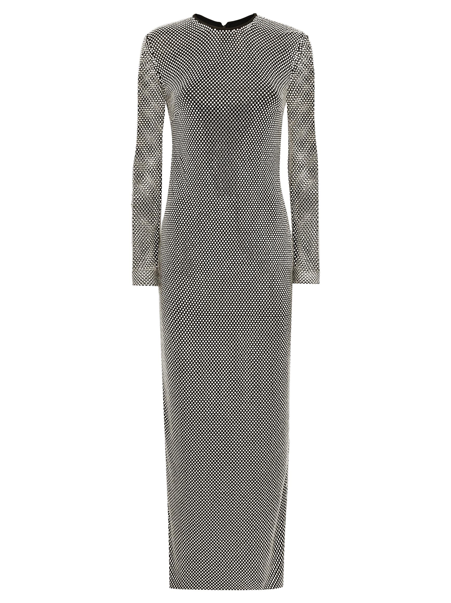 DOLCE & GABBANA Dolce & Gabbana Long Crystal Mesh Dress