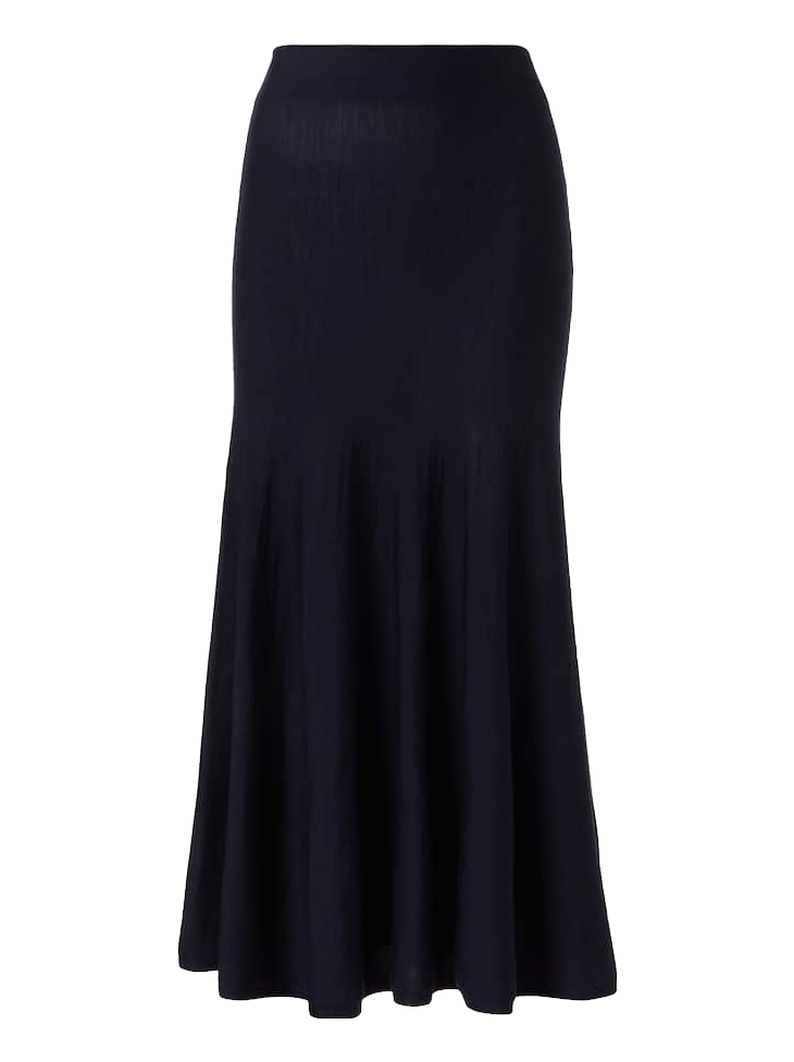 KHAITE Khaite Mayu Wool Midi Skirt