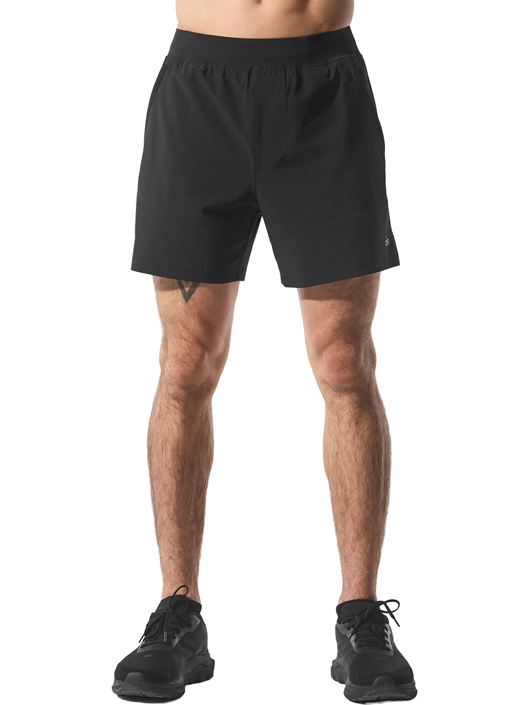 alo Tiebreaker Short ブラック XS Alo Yoga Tiebreaker Short - Black | Editorialist