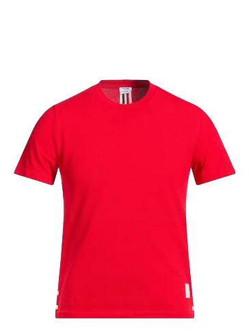 THOM BROWNE man t-shirt red size 00 cotton