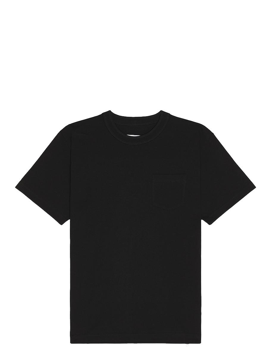 SACAI sacai side zip t-shirt in black