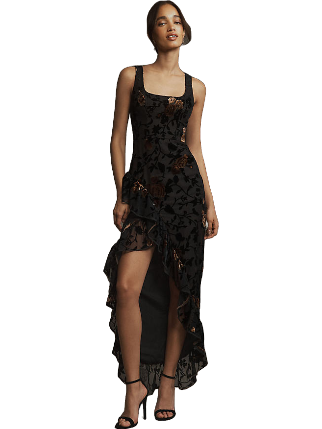 Dress The Population Charlene Maxi Gown - Sky | Editorialist