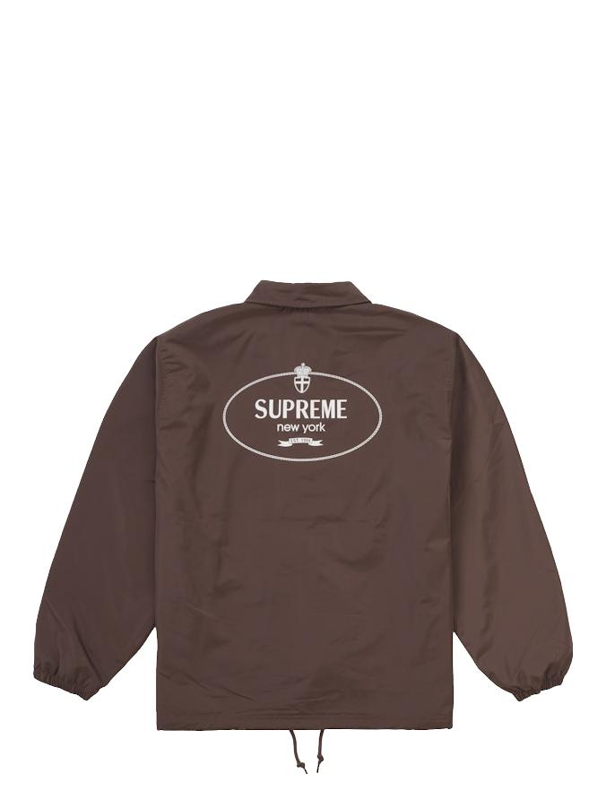 Supreme Crest Coaches Jacket - Brown | Editorialist