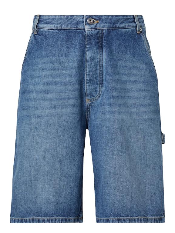 BOTTEGA VENETA Bottega Veneta High-Rise Bermuda Denim Shorts