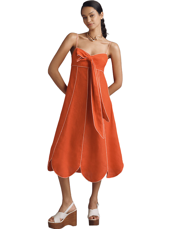 linen bustier dress Isadora™ main image 1