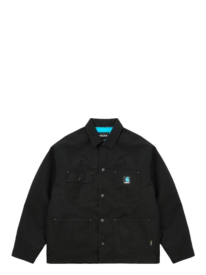 Palace Carhartt Wip Chore Coat - Black | Editorialist