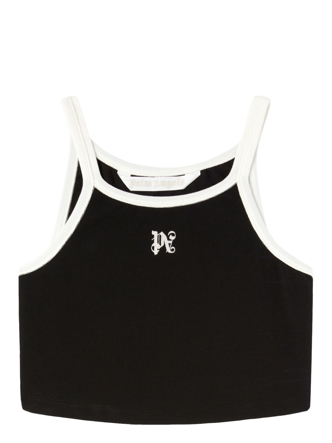 PALM ANGELS Palm Angels PA Monogram Cropped Tank Top