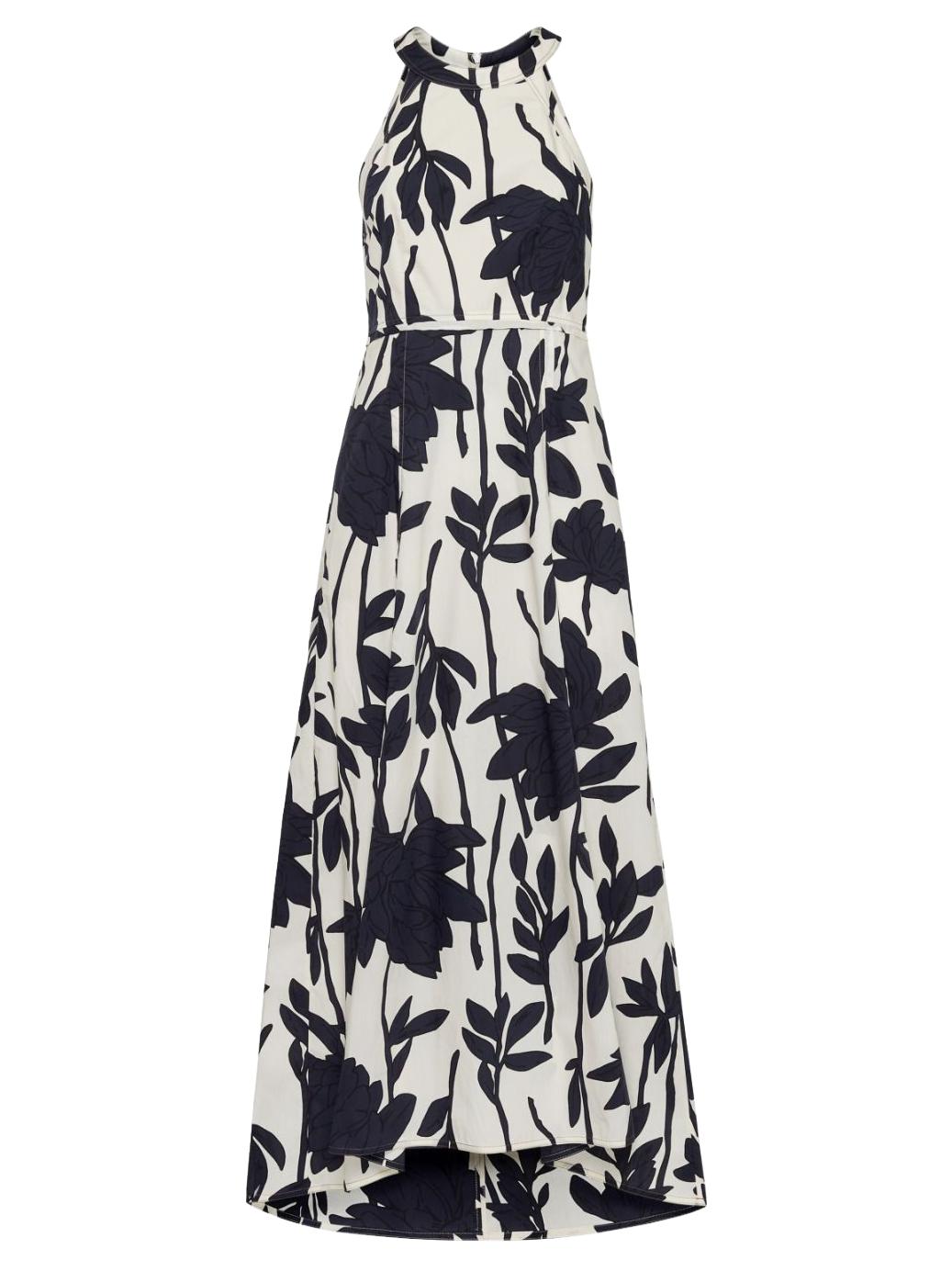 BRUNELLO CUCINELLI Brunello Cucinelli Floral Print Sleeveless Maxi Dress