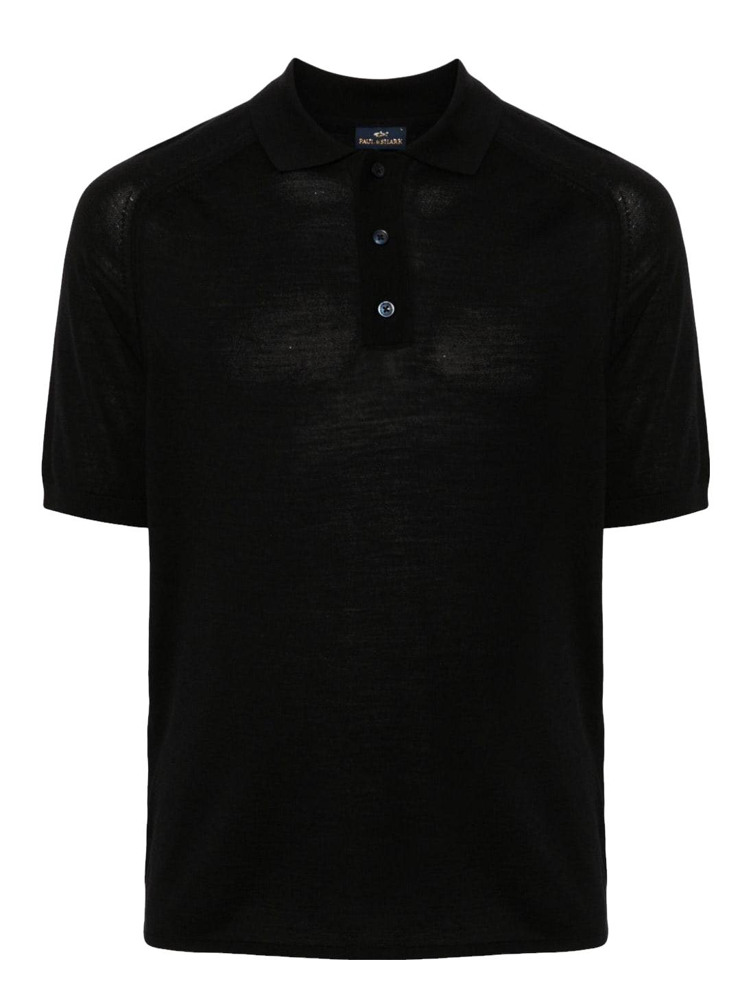 PAUL & SHARK buttoned virgin-wool polo shirt