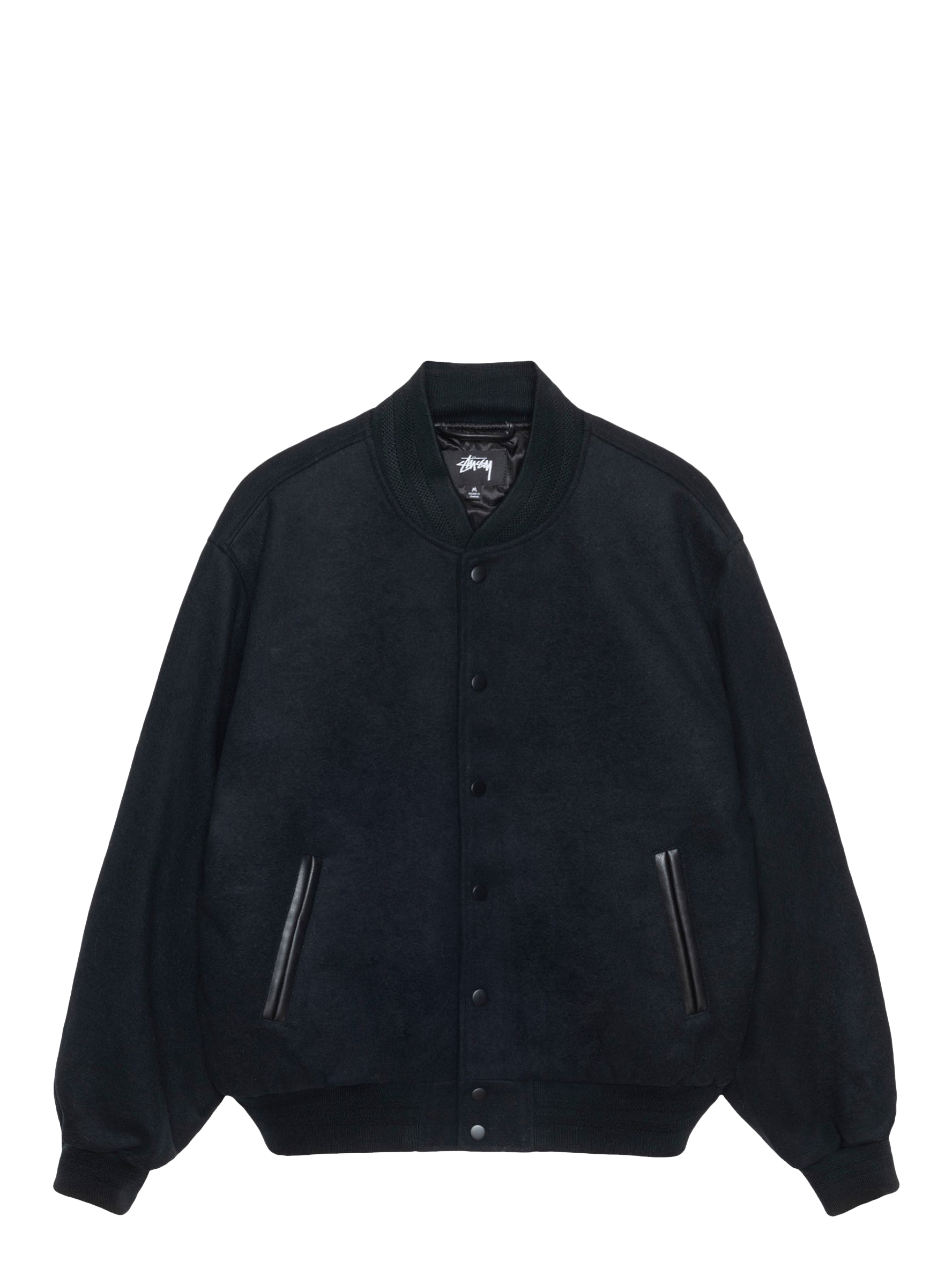 Stüssy SPORT MELTON VARSITY JACKET Buy Stussy Sport Melton Varsity Jacket 'Oatmeal' - 115736 OATM | GOAT