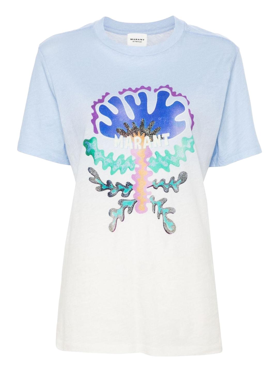 MARANT ETOILE MARANT ÉTOILE Graphic Print Organic Cotton T-Shirt