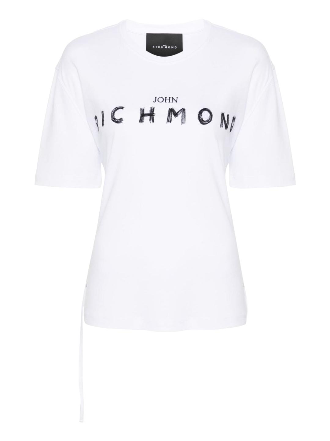 JOHN RICHMOND Logo-Embroidered Cotton T-Shirt