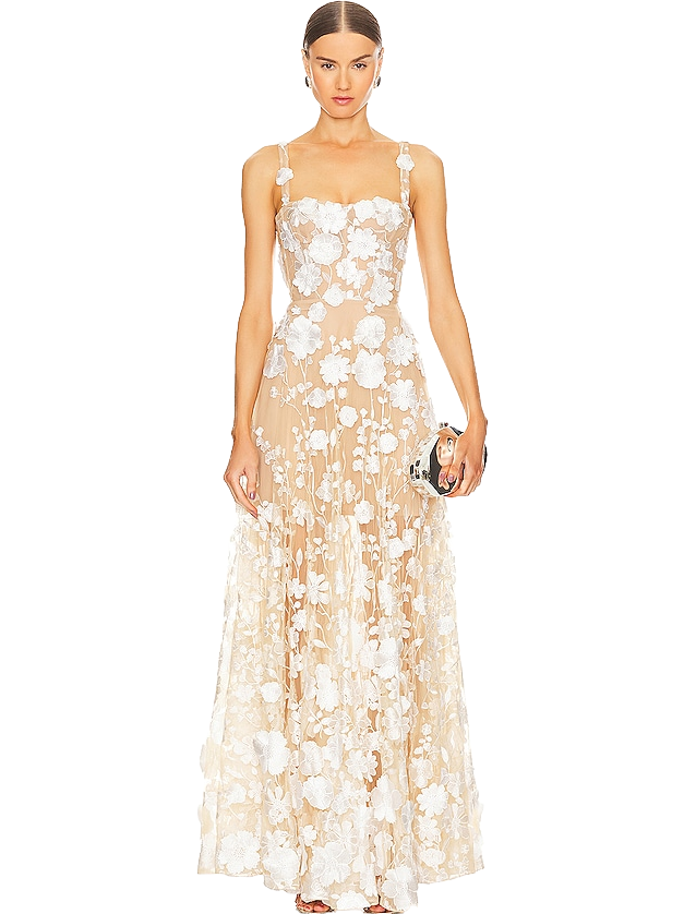white christmas dresses Bronx and Banco Maia White Lace Tie Shoulder Mini Dress main image 1