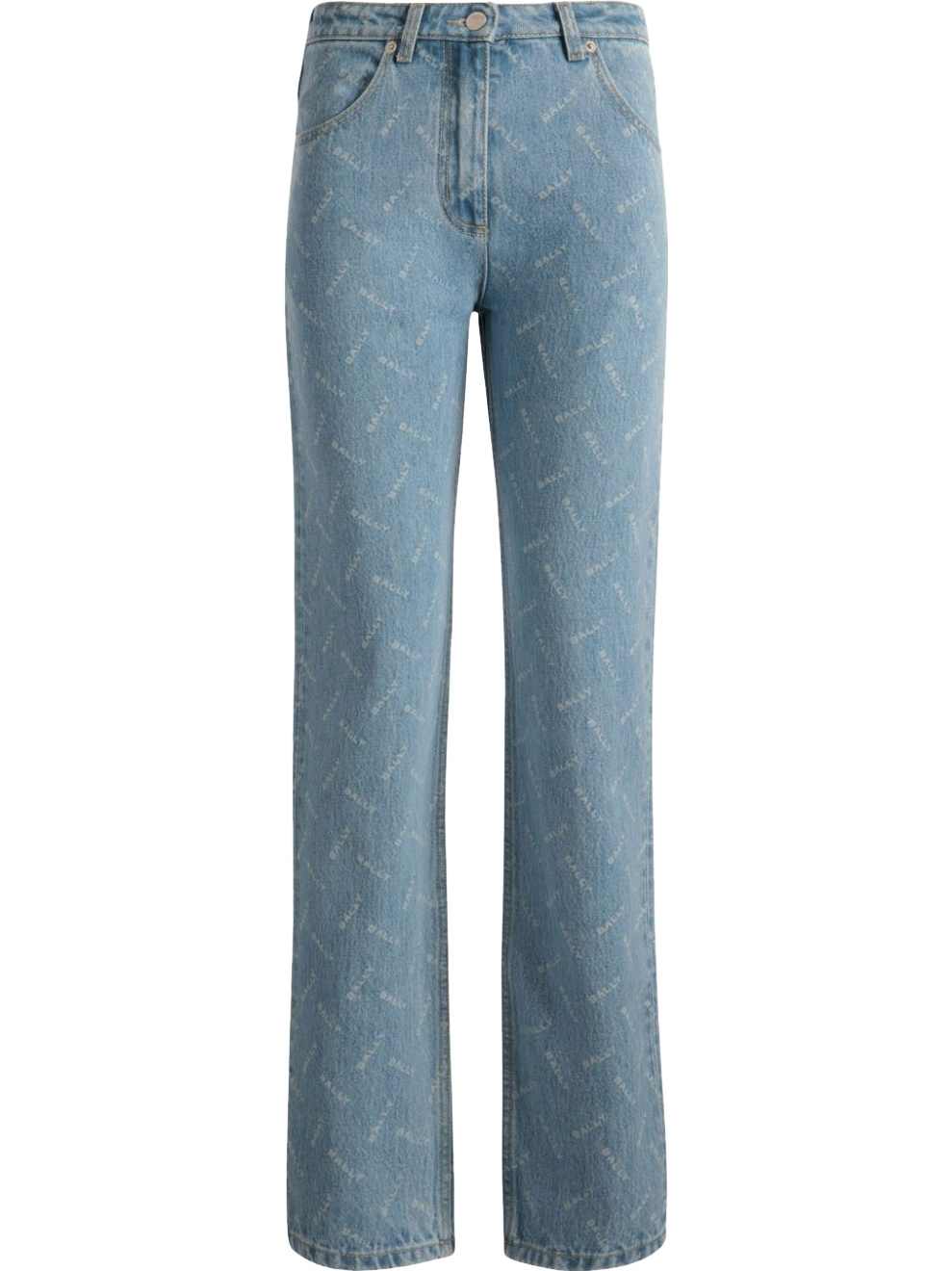 CASABLANCA Casablanca Monogram-Print Embroidered Denim Jacket