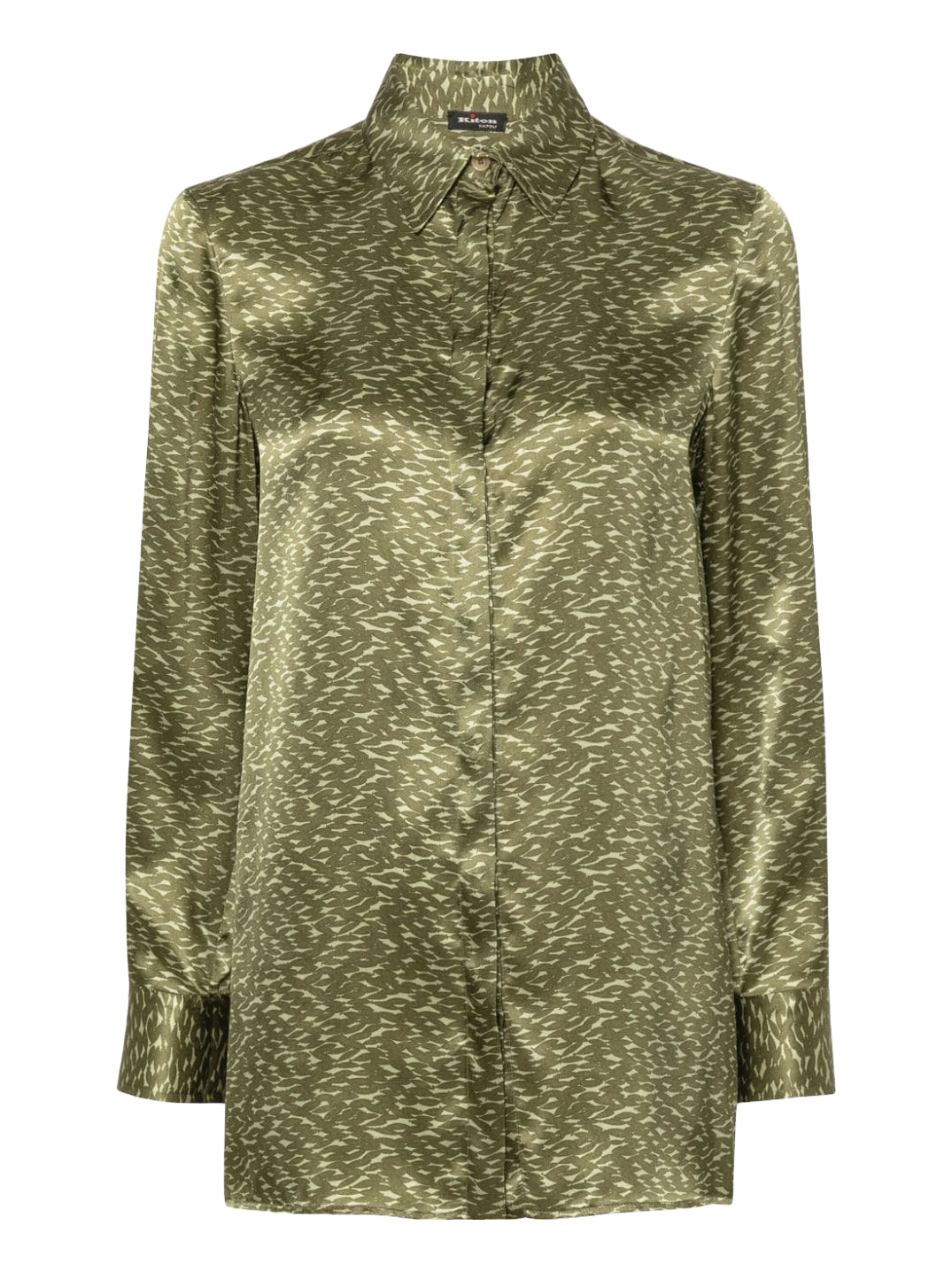 PIERRE-LOUIS MASCIA Landscape-Print Belted Coat