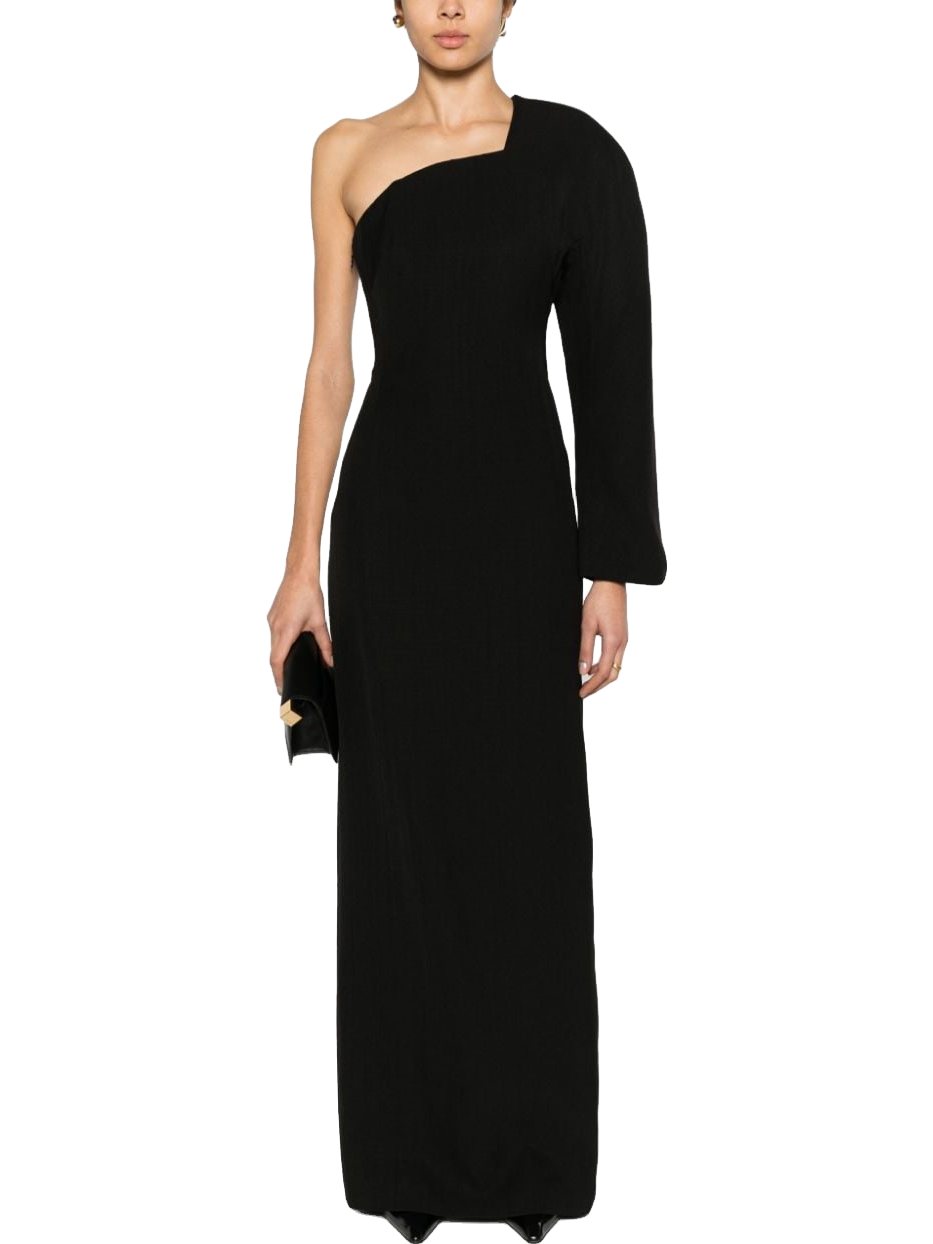 JACQUEMUS Jacquemus la robe pablo One-Shoulder Maxi Dress