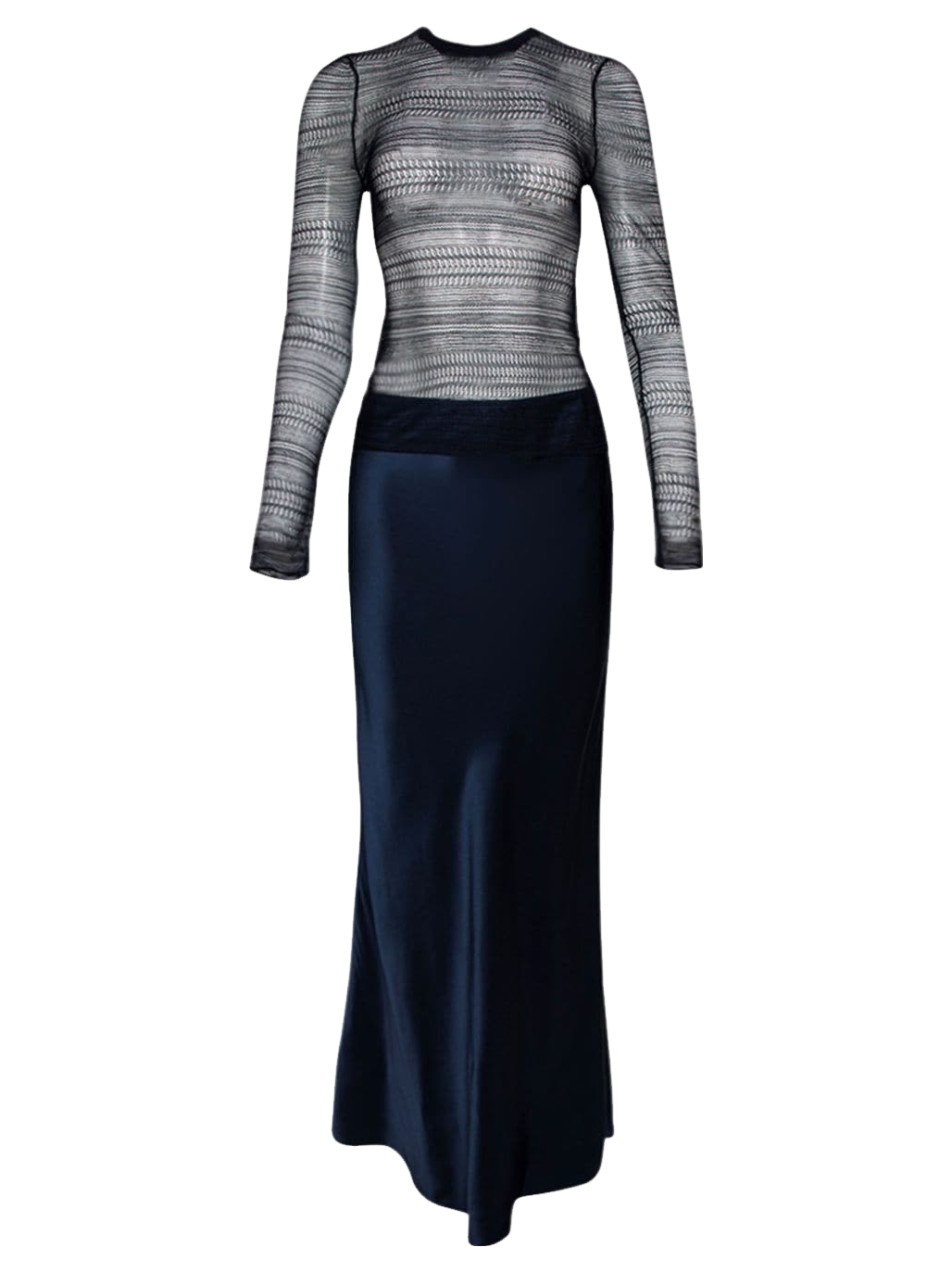 CHRISTOPHER ESBER Christopher Esber refraction silk maxi dress