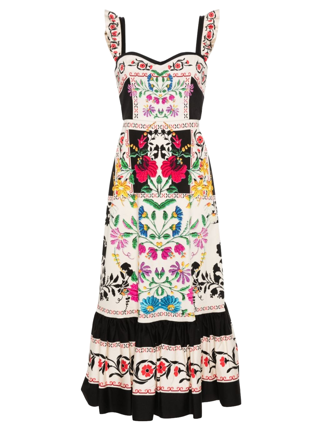 LA DOUBLEJ La DoubleJ Gingerbread Floral Maxi Dress