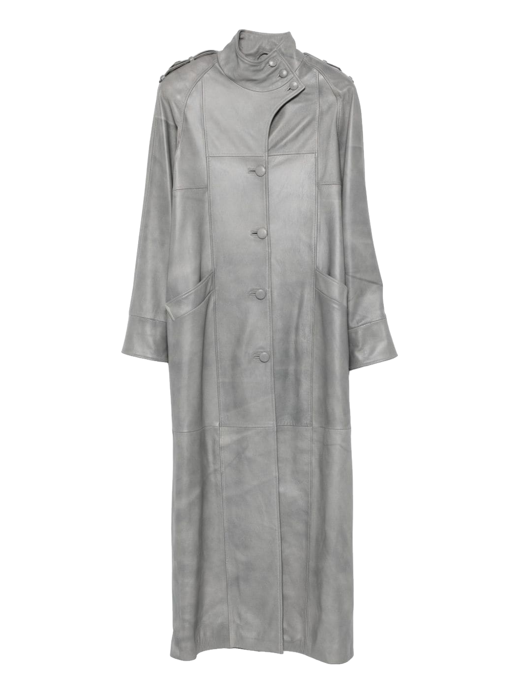 MANOKHI Manokhi Kylen Leather Trench Coat