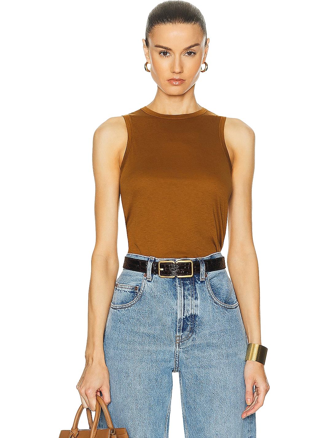 SAINT LAURENT Saint Laurent Jersey Tank Top