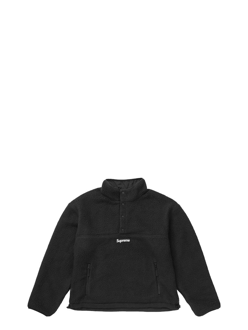 Supreme X Polartec Mock Neck Pullover - Black | Editorialist