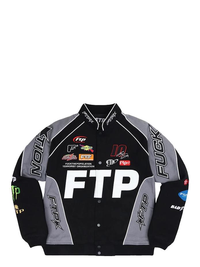 Ftp Embossed Logo Work Jacket - Black | Editorialist